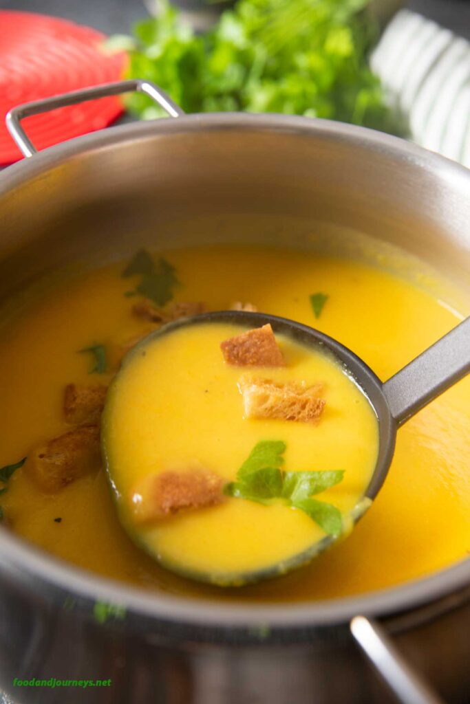 Yellow Pepper Soup - Food and Journeys®