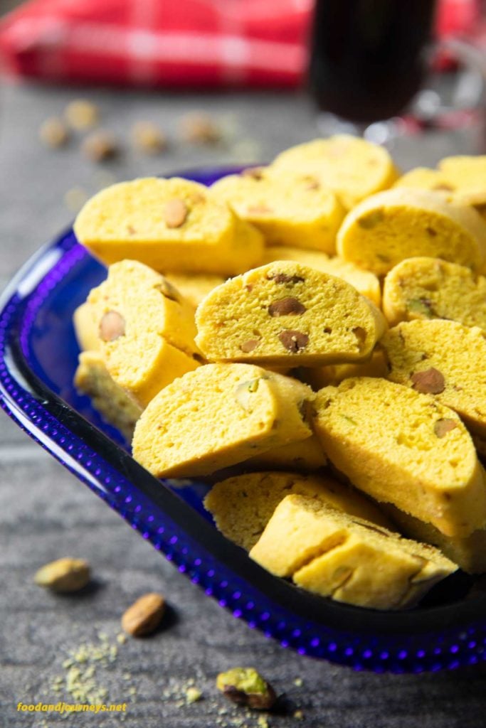 Swedish Saffron & Pistachio Cookies - Food and Journeys®