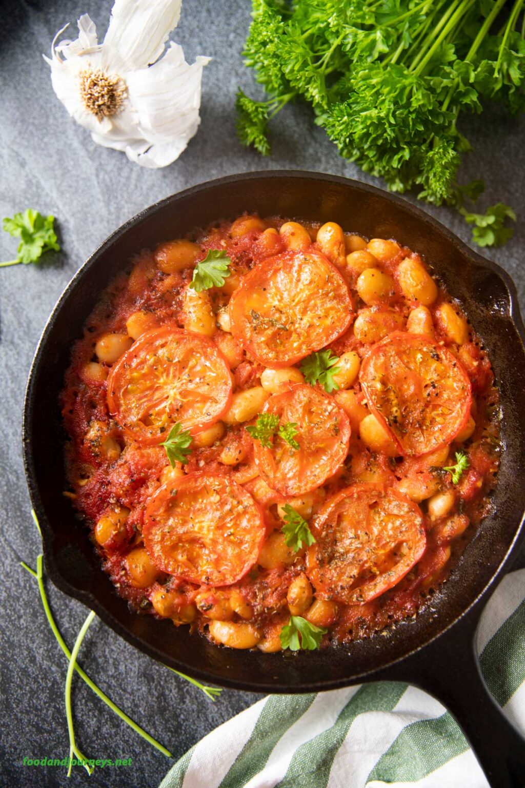 Greek Baked Giant Beans (Gigantes Plaki) - Food and Journeys®