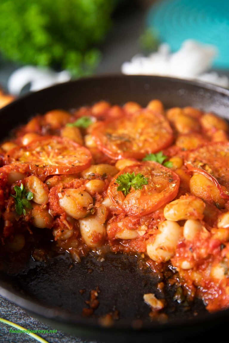 Greek Baked Giant Beans (Gigantes Plaki) - Food and Journeys®
