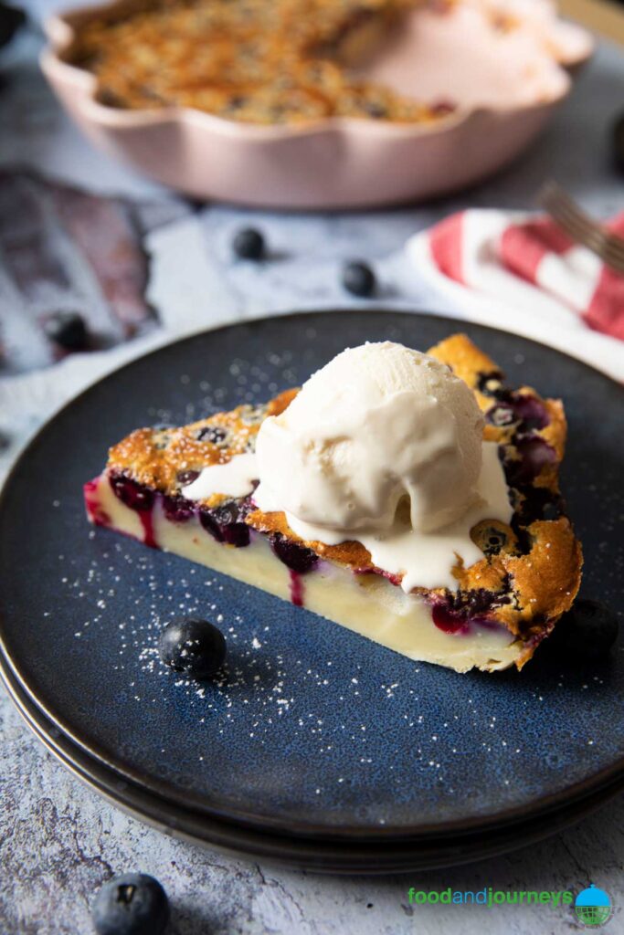 Easy Blueberry Clafoutis | Food and Journeys