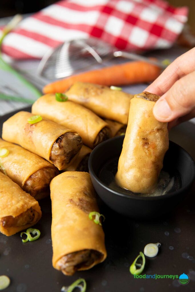 Lumpiang Gulay (Filipino Vegetable Spring Rolls) - Food and Journeys®