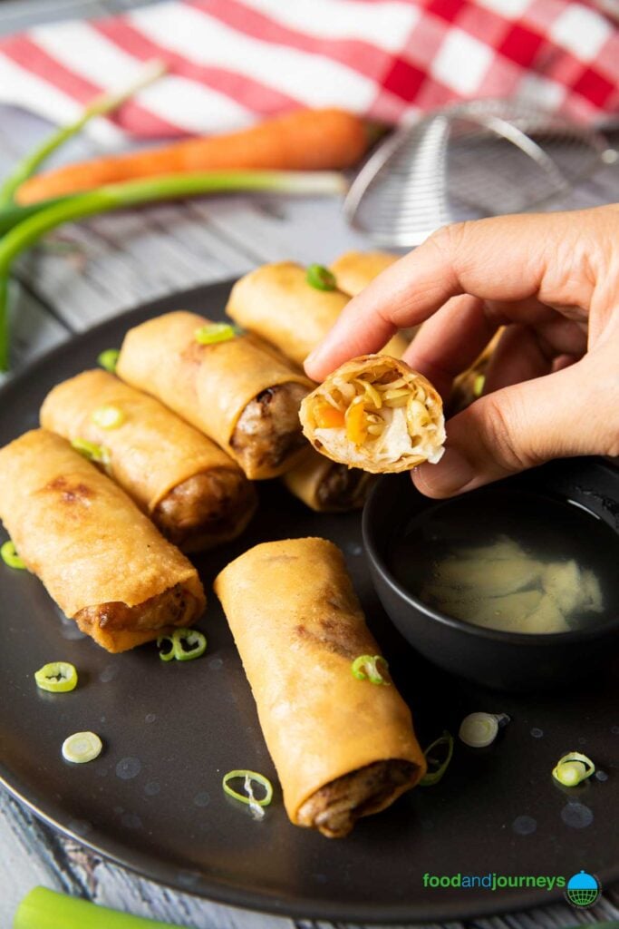 Lumpiang Gulay (Filipino Vegetable Spring Rolls) - Food and Journeys®