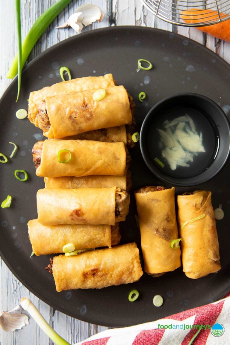 Lumpiang Gulay (Filipino Vegetable Spring Rolls) - Food and Journeys®