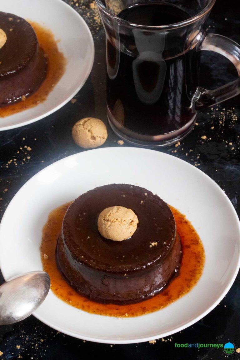 Italian Chocolate Custard (Bonet alla Piemontese) - Food and Journeys®