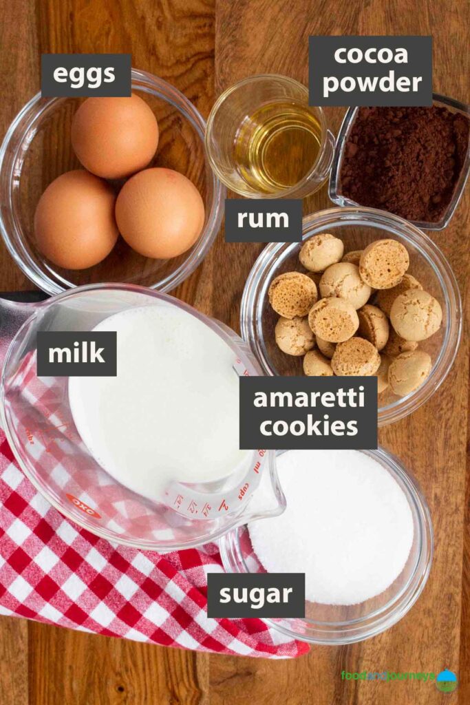 Italian Chocolate Custard (Bonet alla Piemontese) - Food and Journeys®