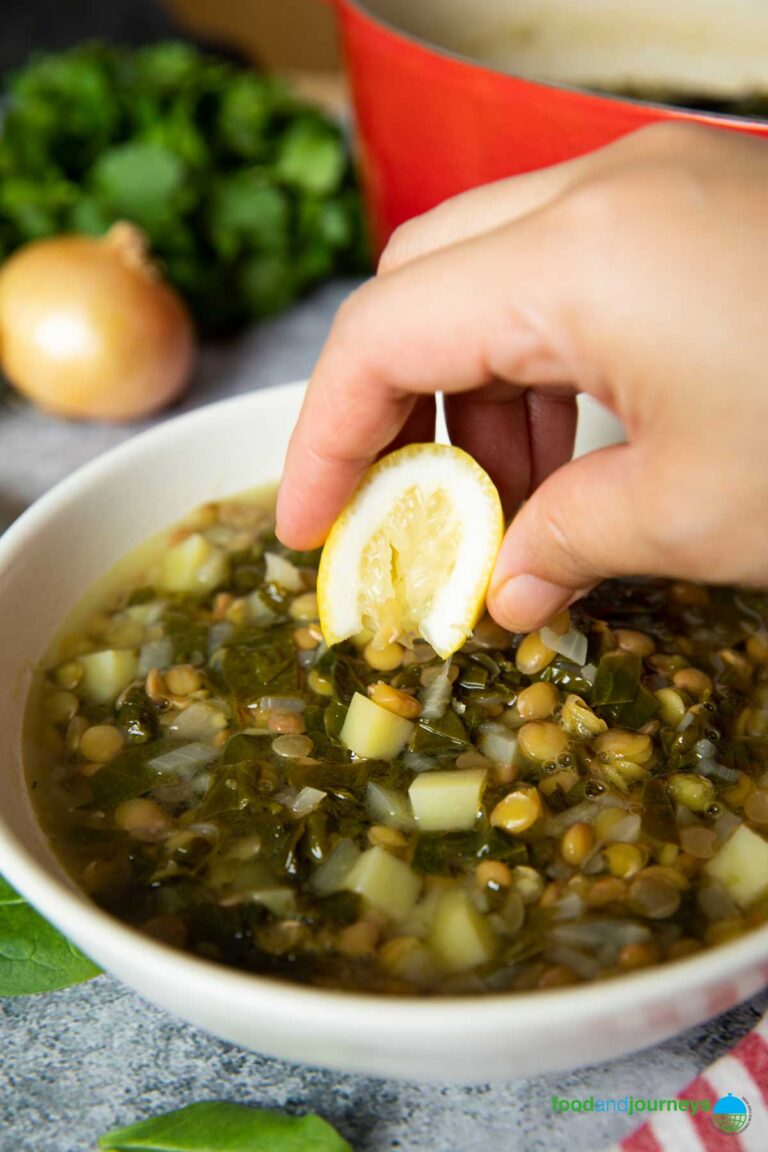 Lebanese Lemon Lentil Soup (Adas Bhamod) - Food and Journeys®
