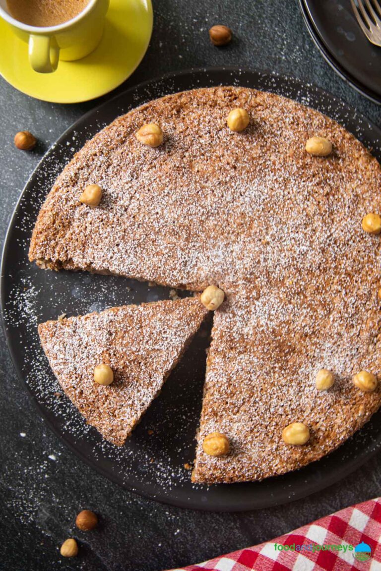 Torta di Nocciole (Italian Hazelnut Cake) - Food and Journeys®