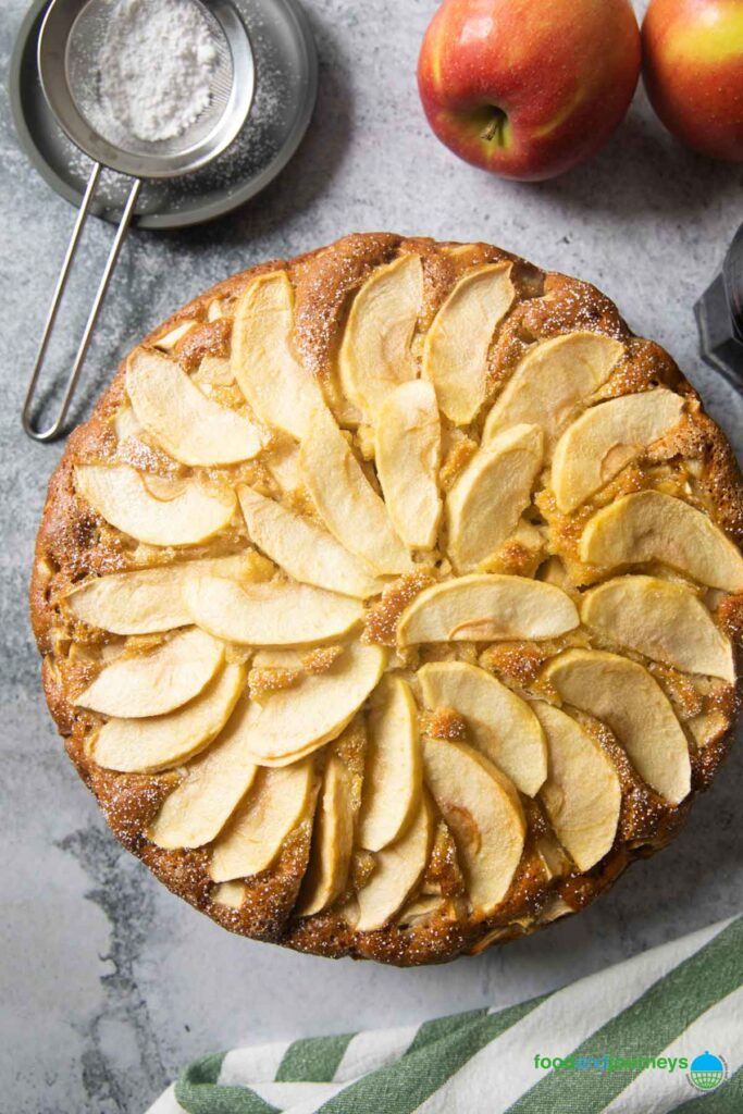 Torta di Mele (Tuscan Apple Cake) - Food and Journeys®