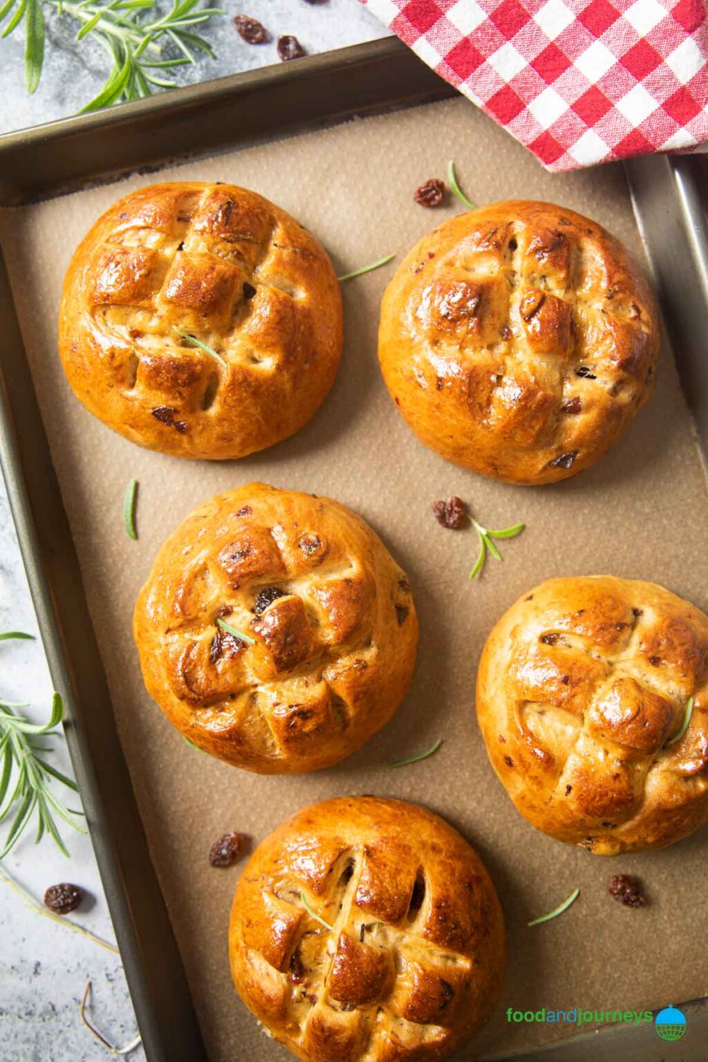 Pan di Ramerino (Easter Bread with Raisins) - Food and Journeys®