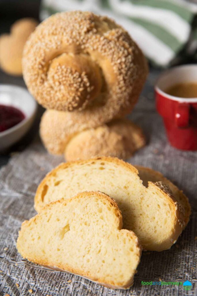 Semolina Bread with Sesame Seeds (Pane Siciliano) - Food and Journeys®