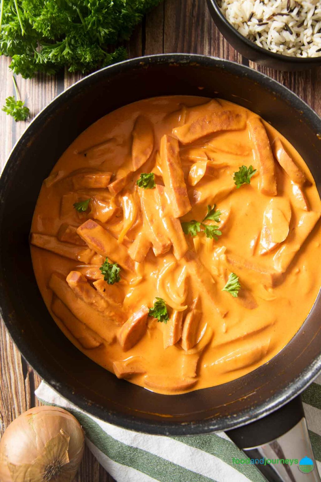 Korvstroganoff (Swedish Sausage Stroganoff) - Food and Journeys®