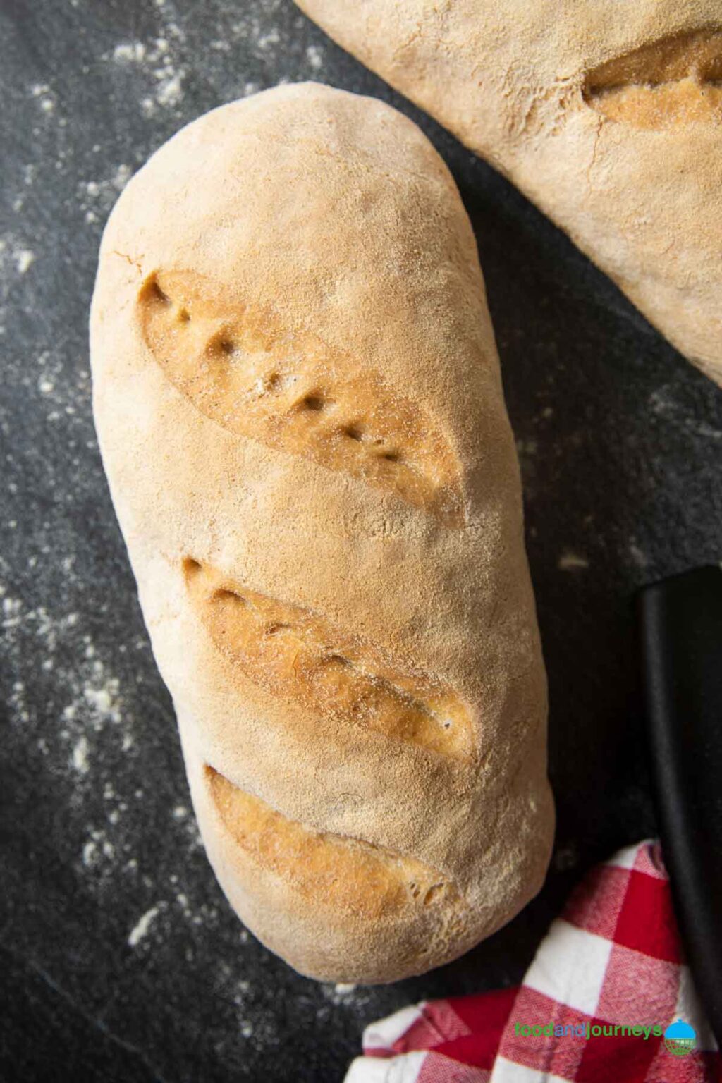 Tuscan Bread (Pane Toscano) - Food and Journeys®