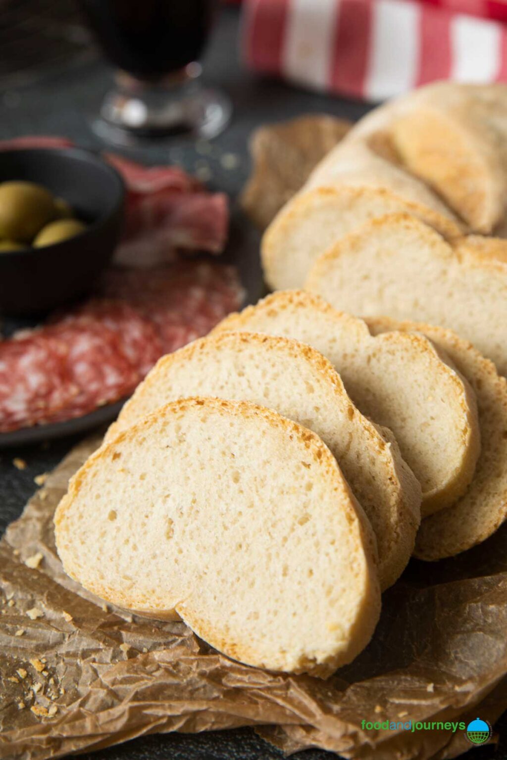 Tuscan Bread (Pane Toscano) - Food and Journeys®