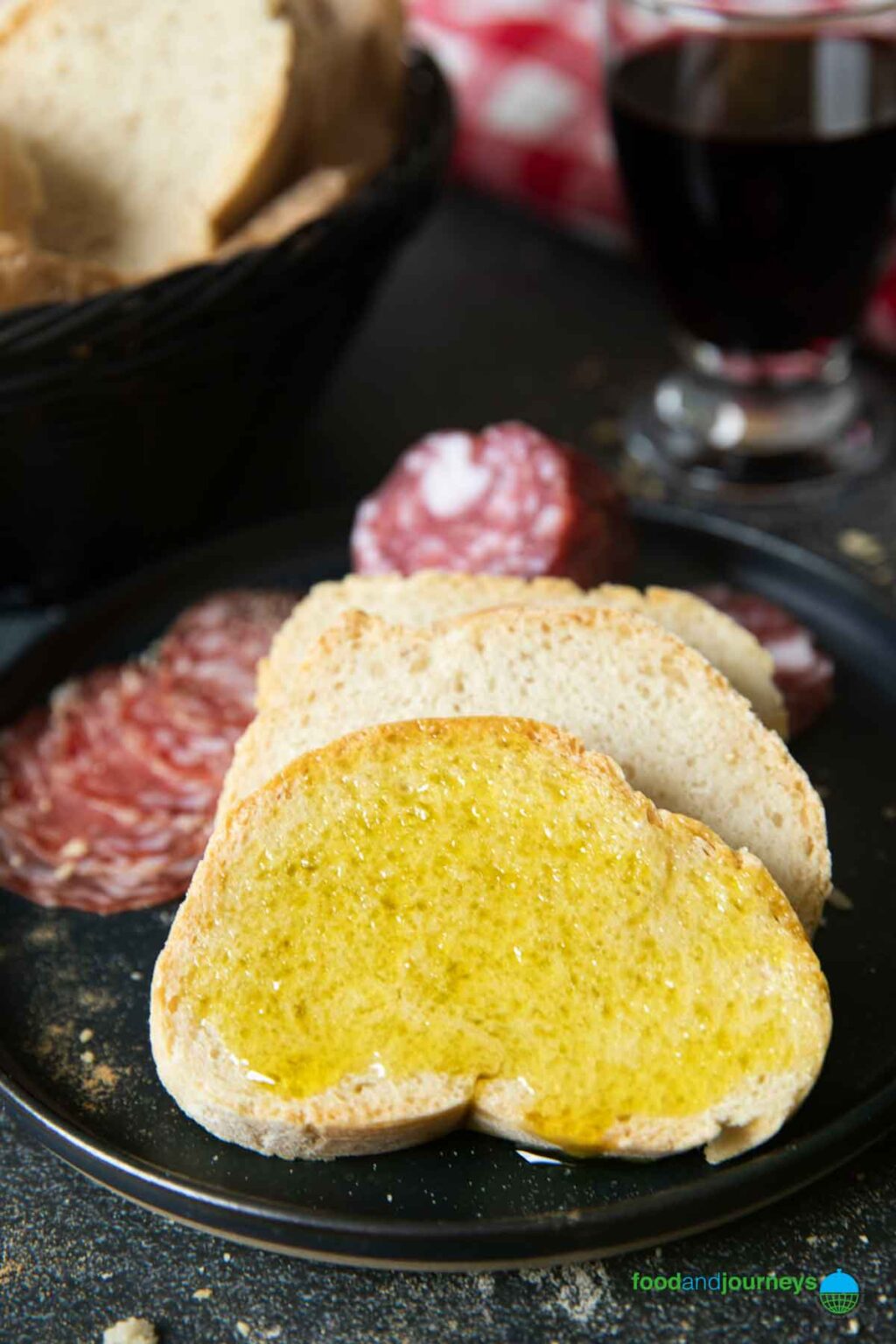 Tuscan Bread (Pane Toscano) - Food and Journeys®