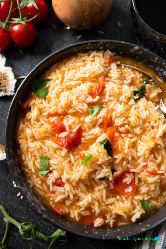 Portuguese Tomato Rice (Arroz de Tomate) - Food and Journeys®