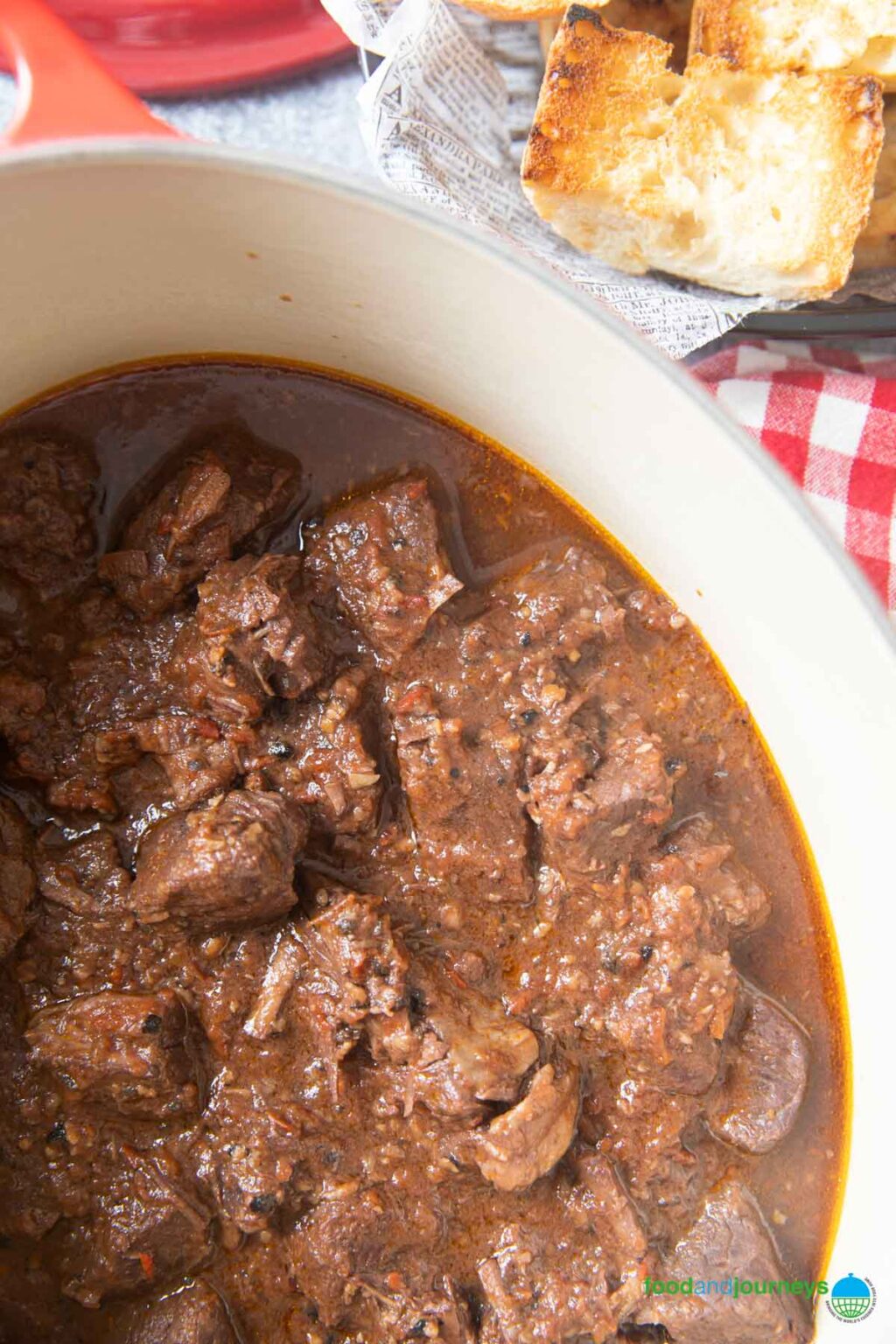 Tuscan Beef Stew with Red Wine (Peposo) - Food and Journeys®