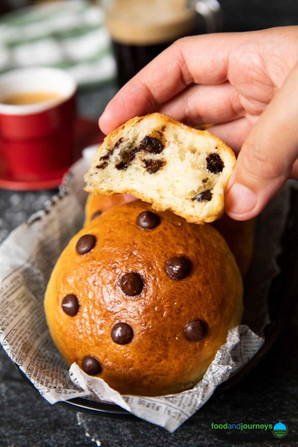 German Chocolate Buns (Schokobrötchen) - Food and Journeys®