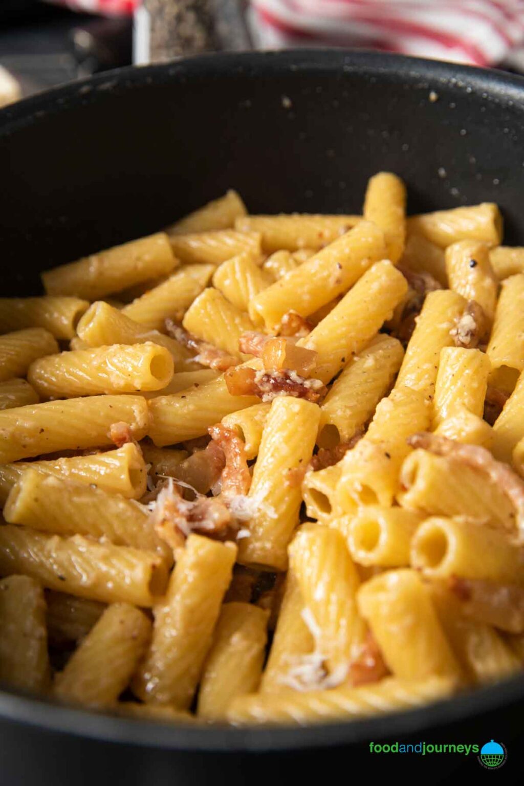 Pasta alla Gricia (Guanciale Pasta) - Food and Journeys®