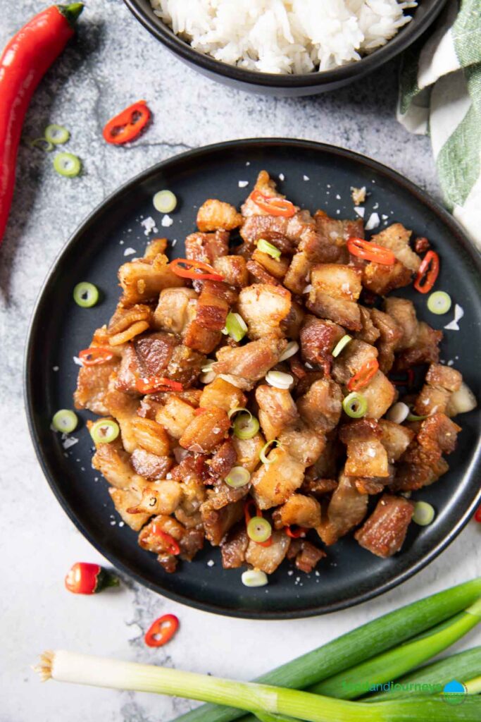 Salt and Pepper Pork Belly - Food and Journeys®