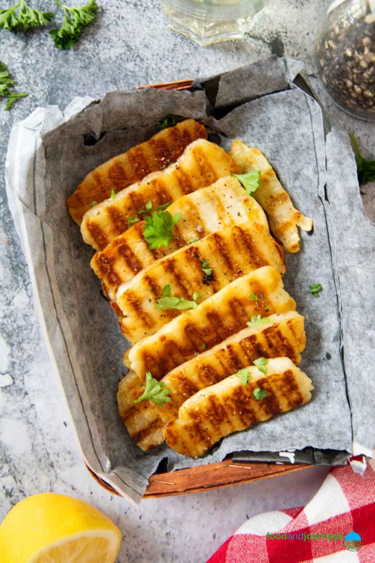 Grilled Halloumi - Food and Journeys®