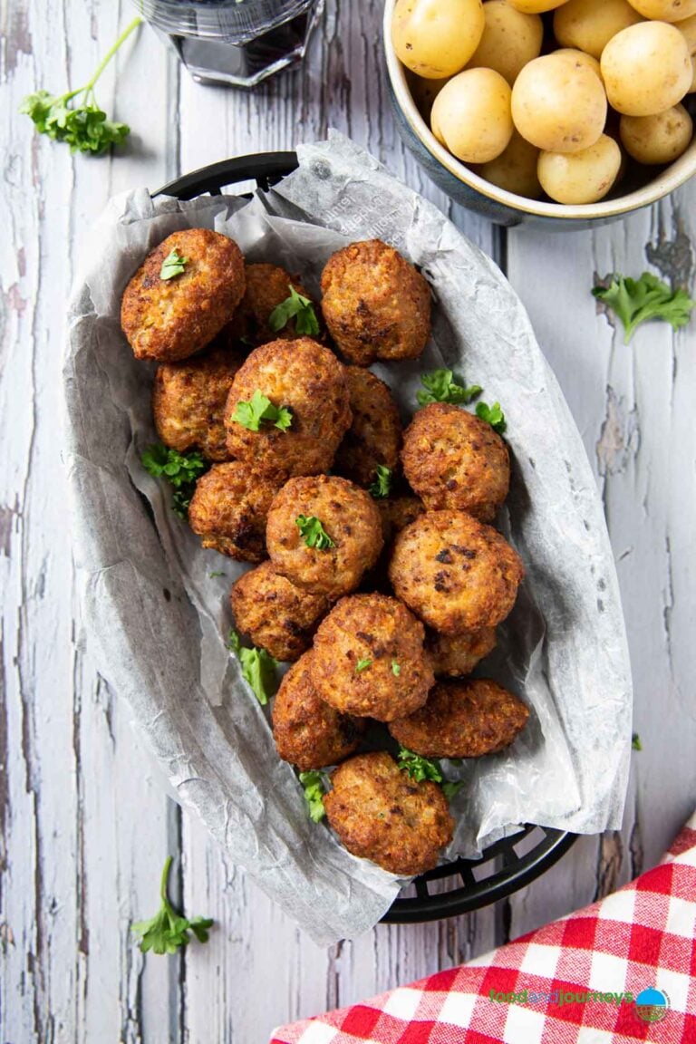 Frikadeller (Danish Meatballs) - Food and Journeys®
