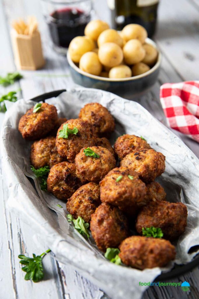 Frikadeller (Danish Meatballs) - Food and Journeys®