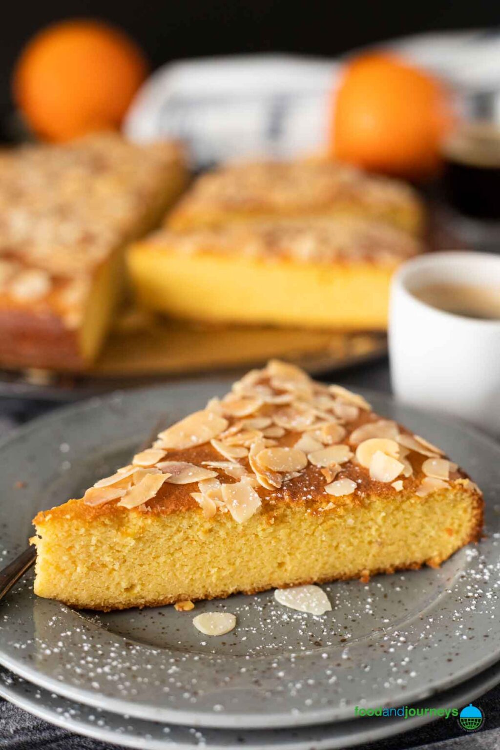 French Orange and Almond Cake - Food and Journeys®