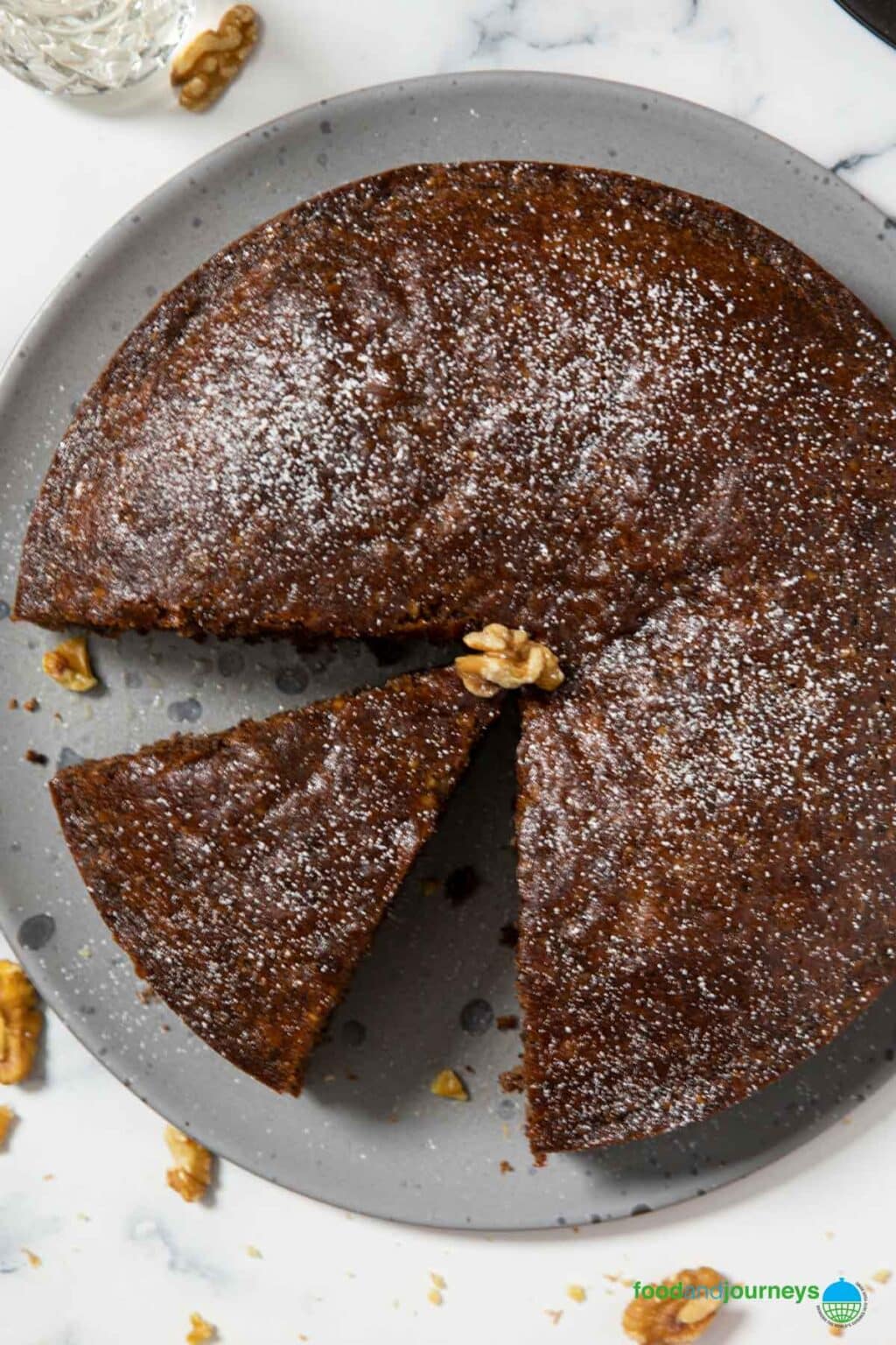 Karidopita (Greek Walnut Cake) - Food and Journeys®