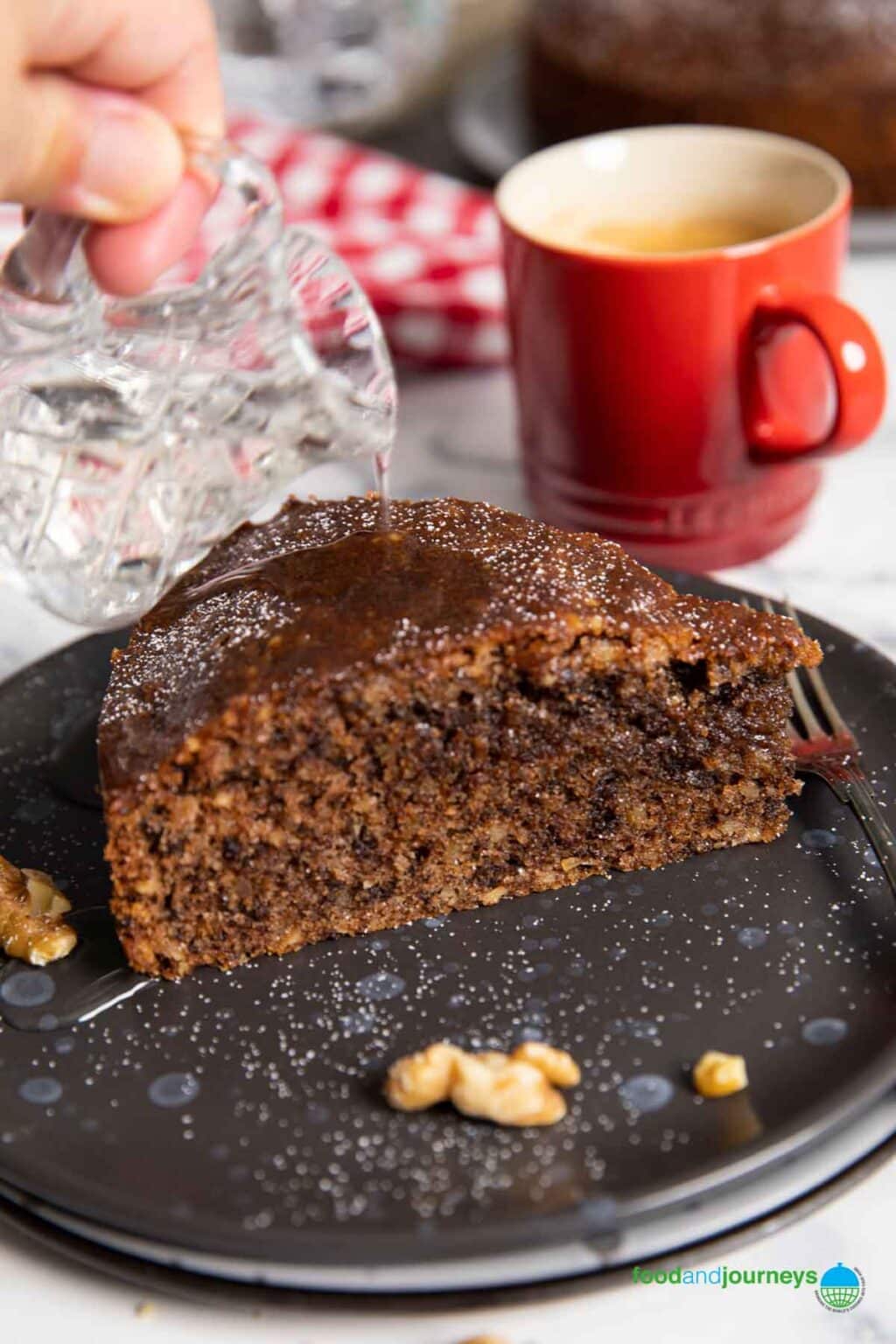 Karidopita (Greek Walnut Cake) - Food and Journeys®