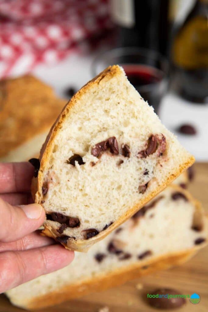 Kalamata Olive Bread - Food and Journeys®
