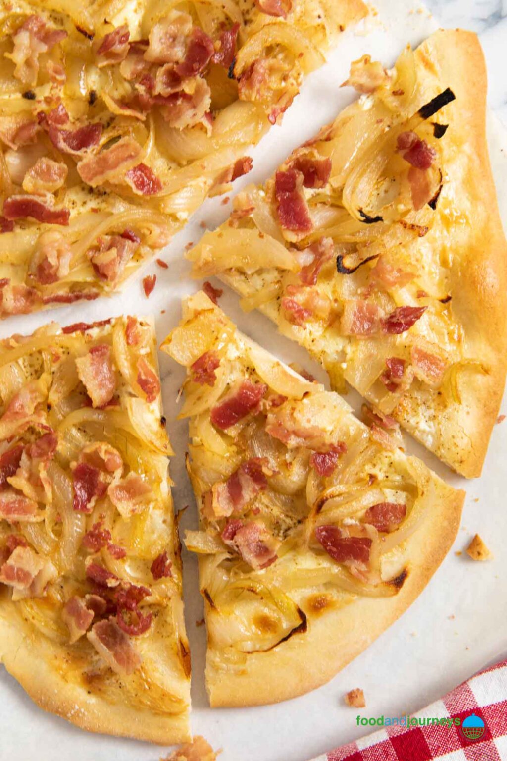 Classic Flammkuchen (+ More Flammkuchen Toppings!) - Food and Journeys®