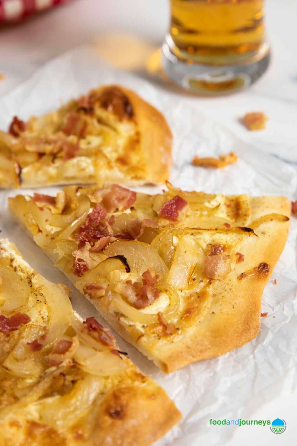 Classic Flammkuchen (+ More Flammkuchen Toppings!) - Food and Journeys®