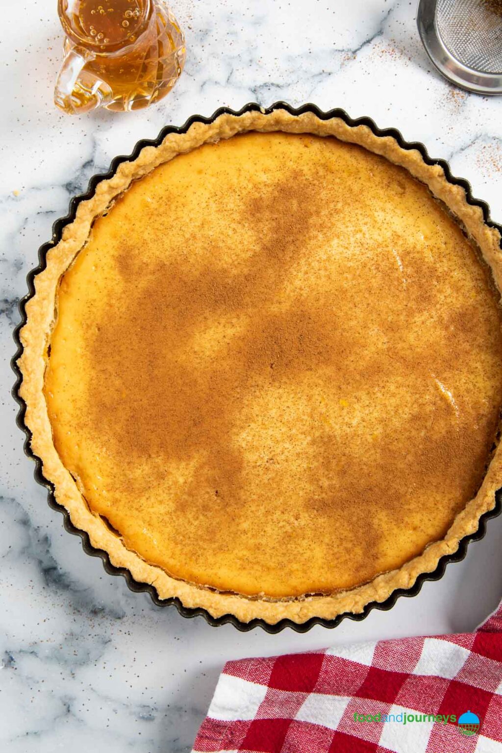 Melopita (Greek Honey Pie) - Food and Journeys®