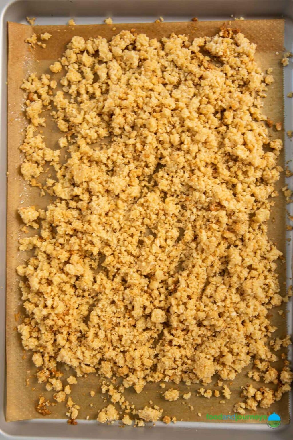 Oatmeal Crumble Topping - Food and Journeys®