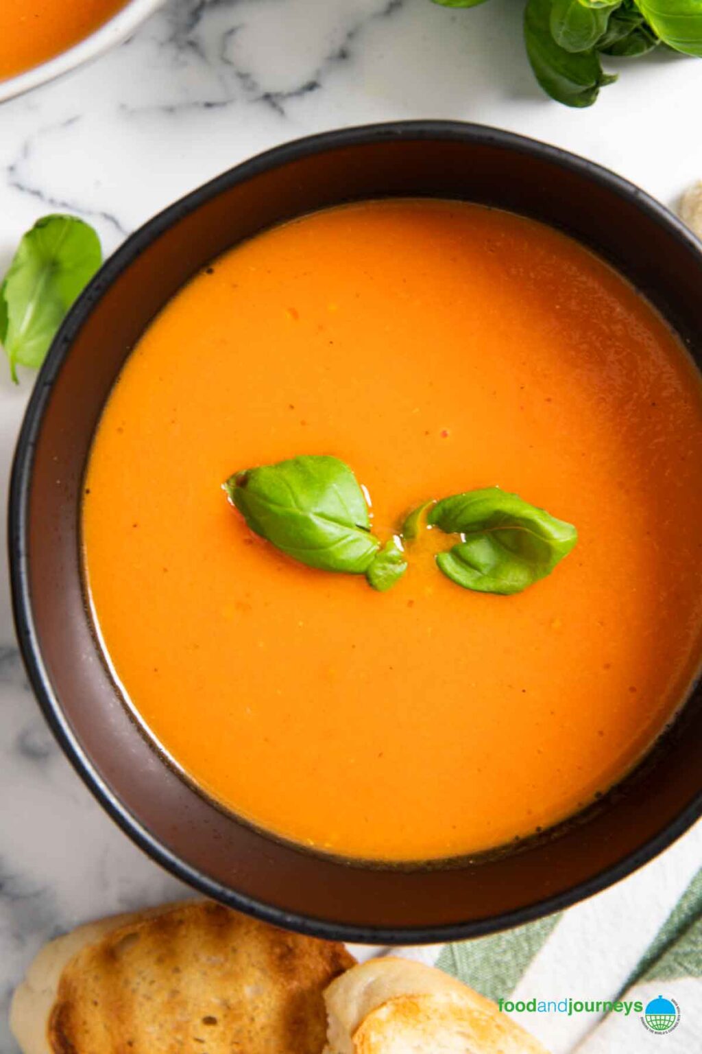 German Tomato Soup (Tomatensuppe) - Food and Journeys®