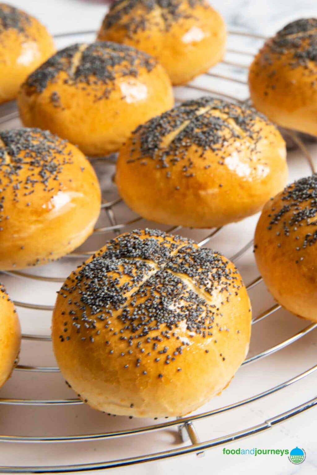 Danish Breakfast Buns (Rundstykker) - Food and Journeys®