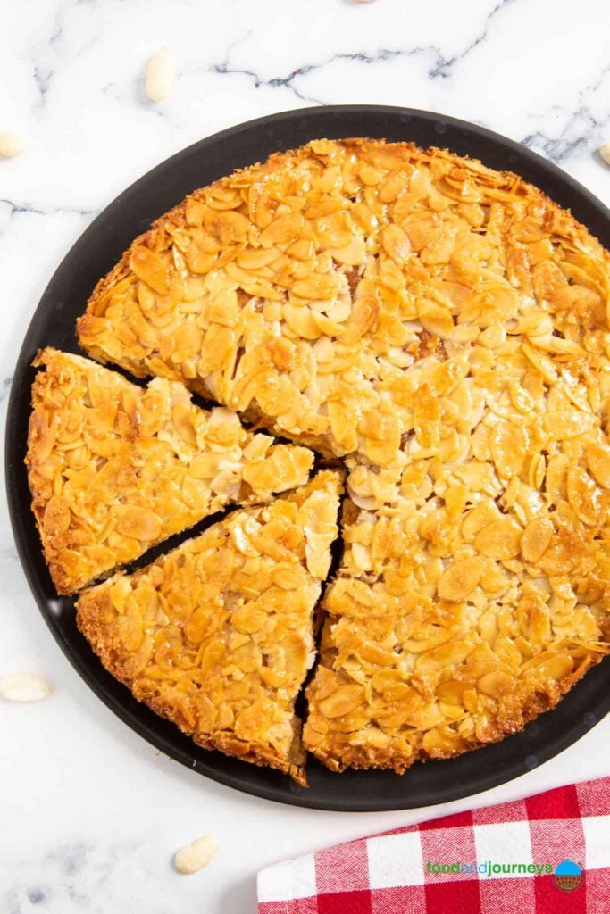 Tosca Cake (Toscakaka or Swedish Caramel Almond Cake) - Food and Journeys®