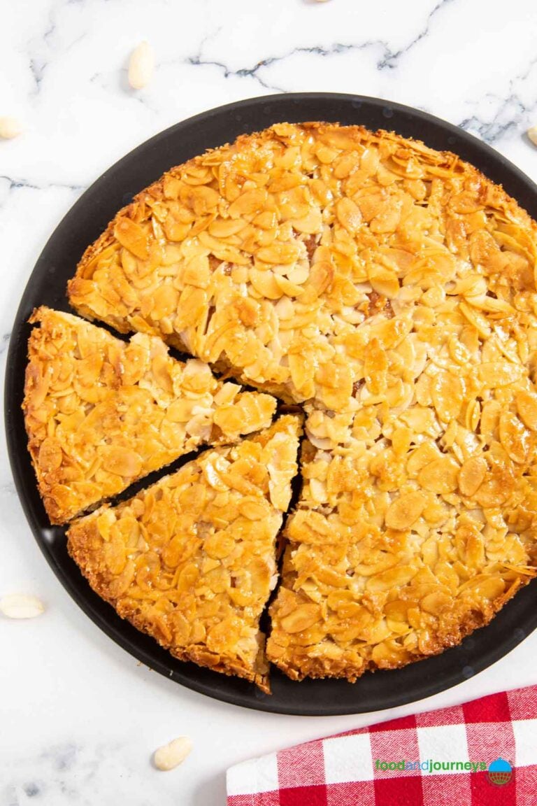 Tosca Cake (Toscakaka or Swedish Caramel Almond Cake) - Food and Journeys®