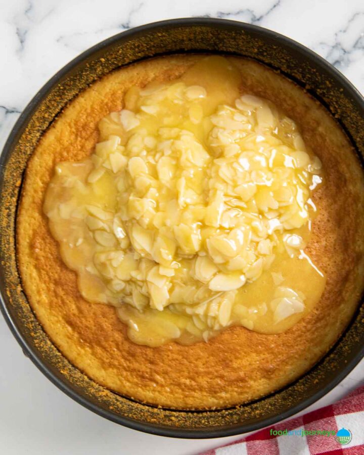 Tosca Cake (Toscakaka or Swedish Caramel Almond Cake) - Food and Journeys®