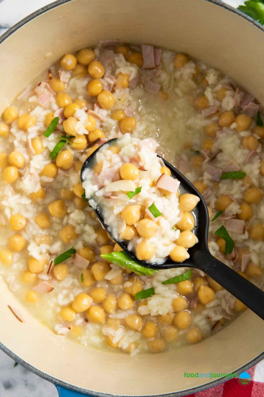 Portuguese Chickpeas and Rice (Arroz com Grao) - Food and Journeys®