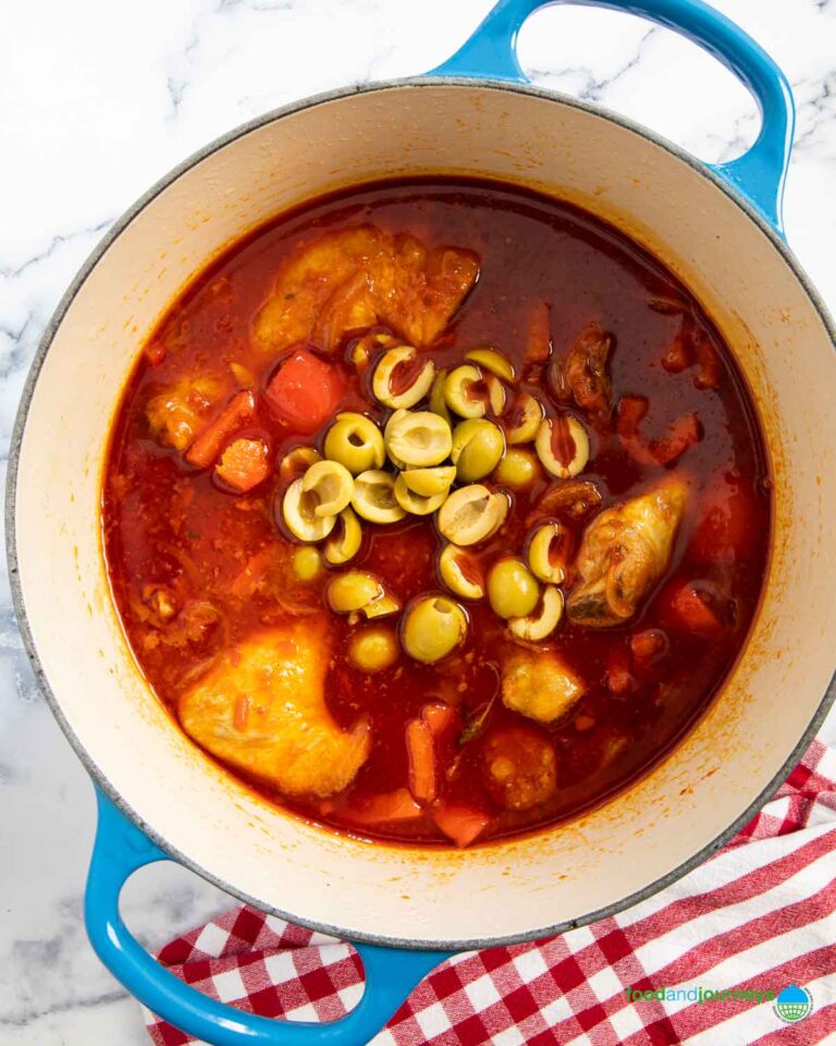 Spanish Chicken Stew with Chorizo - Food and Journeys®