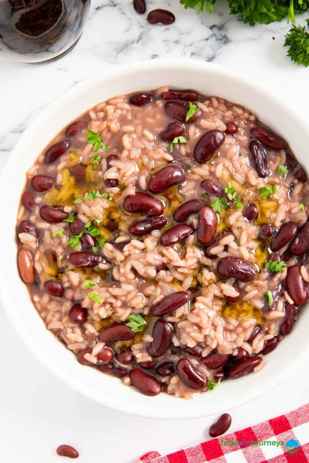 Portuguese Beans and Rice (Arroz de Feijão) - Food and Journeys®