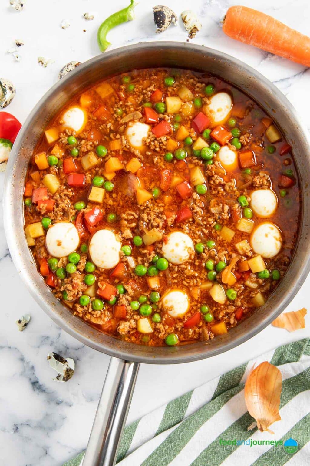 Pork Giniling with Eggs - Food and Journeys®