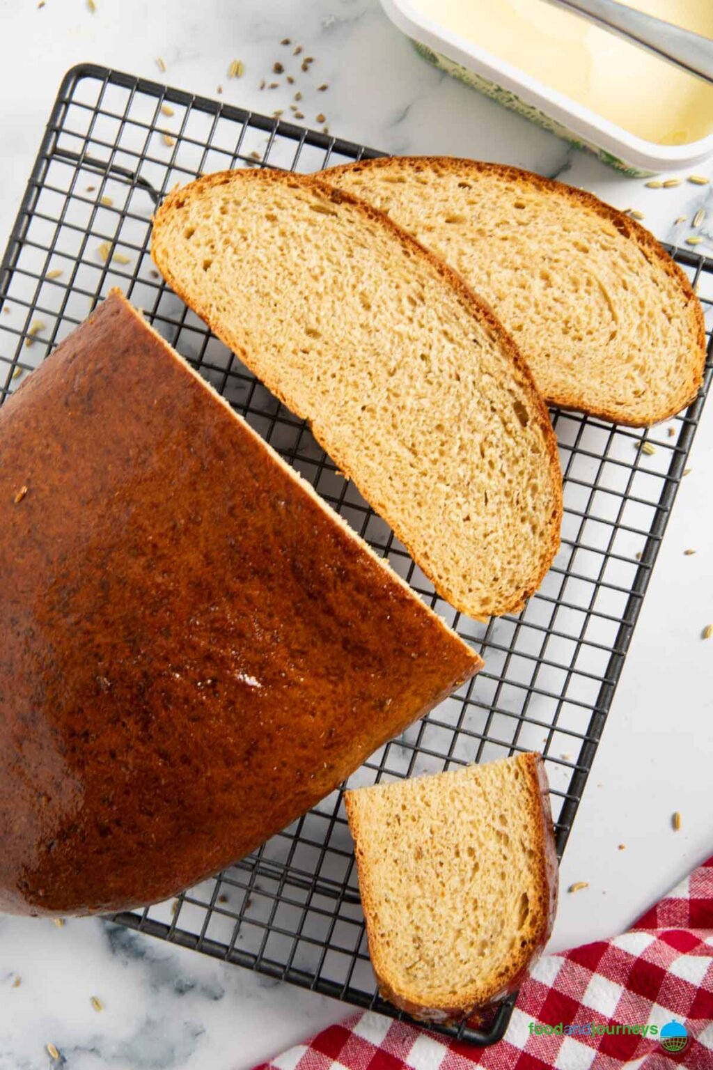 Swedish Limpa Bread (Syrup Loaf) - Food and Journeys®