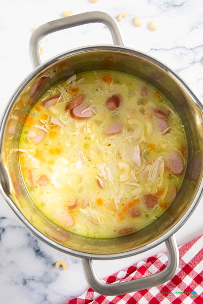 Sopas (Filipino Chicken Macaroni Soup) - Food and Journeys®
