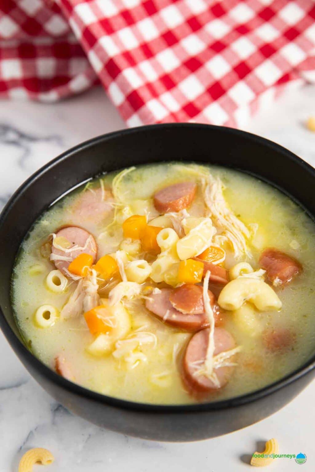 Sopas (Filipino Chicken Macaroni Soup) - Food and Journeys®