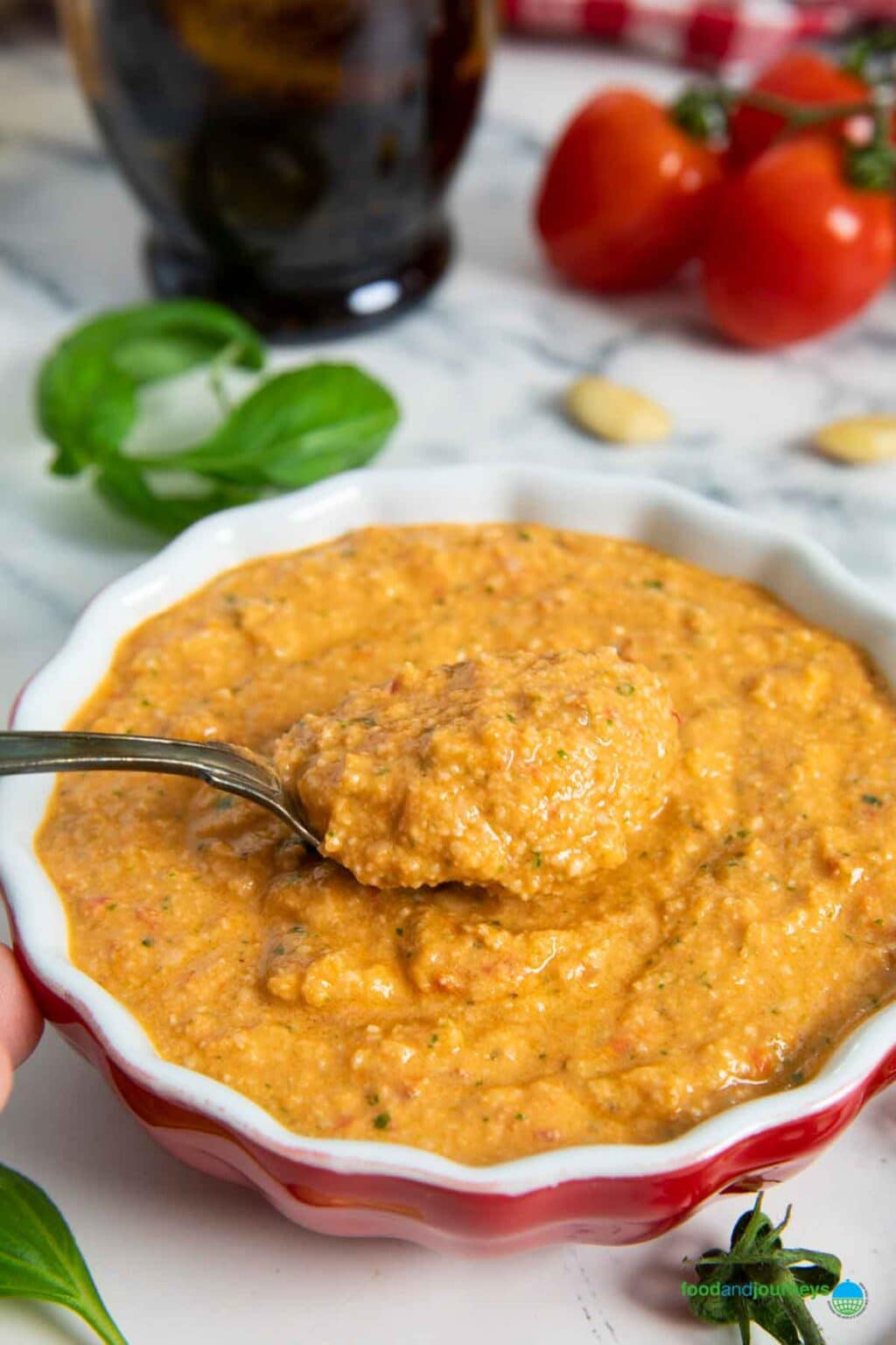 Pesto alla Trapanese (with Pasta) - Food and Journeys®