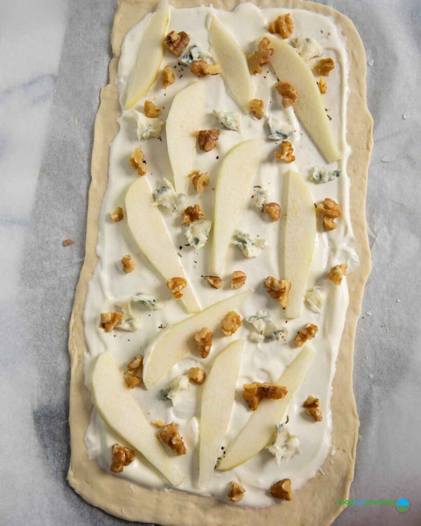 Classic Flammkuchen (+ More Flammkuchen Toppings!) - Food and Journeys®