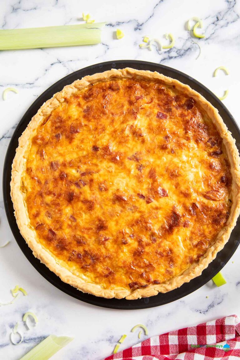 German Leek Pie - Food and Journeys®